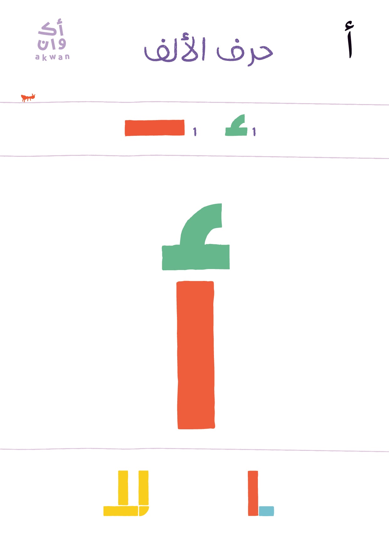 ورقة إرشادات تكوين الحروف – Akwan Al Arab